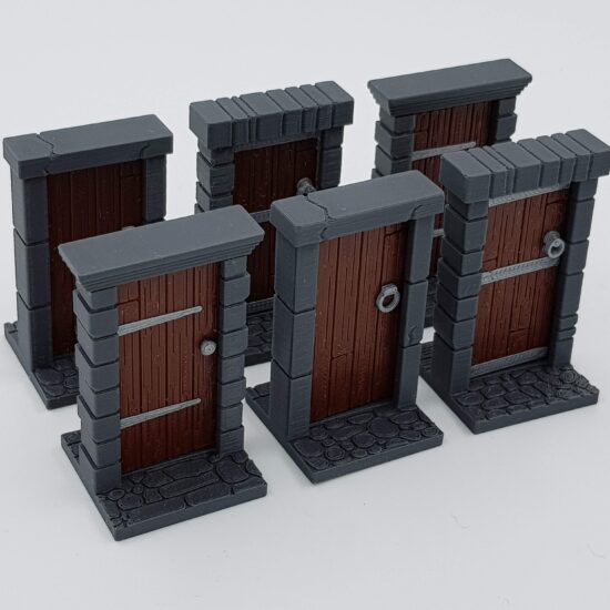 Zombicide Black Plague Doors & Objective Doors - The Artificers Forge